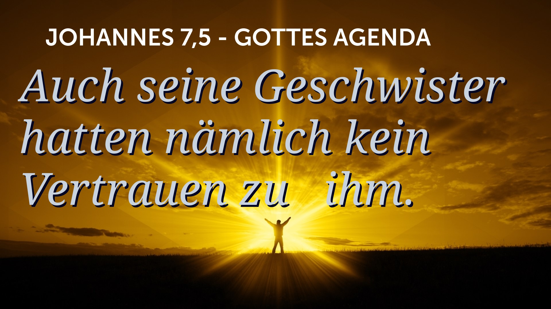Glauben – Vertrauen – Familie Thomas Pape